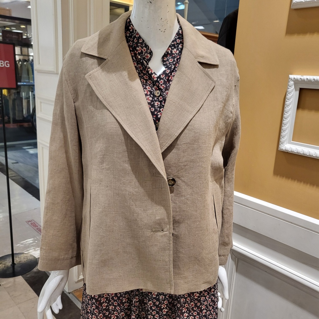 BCBG 비씨비지 여름24 온리밋 린넨 자켓 B4B3J101- 이랜드몰