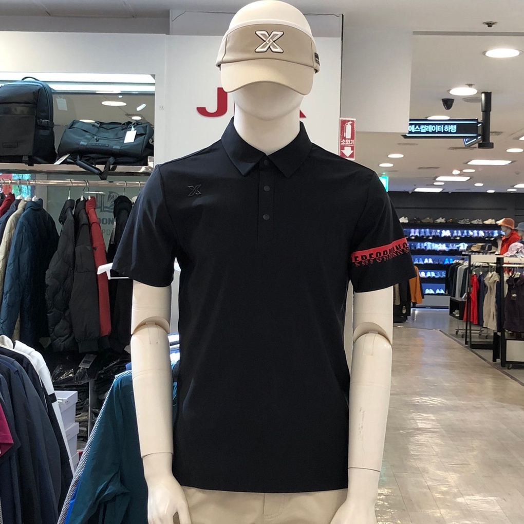 JDX 남성여름 옵티멈 고신축 제에리 티셔츠(X1TSV2505) BK- 이랜드몰