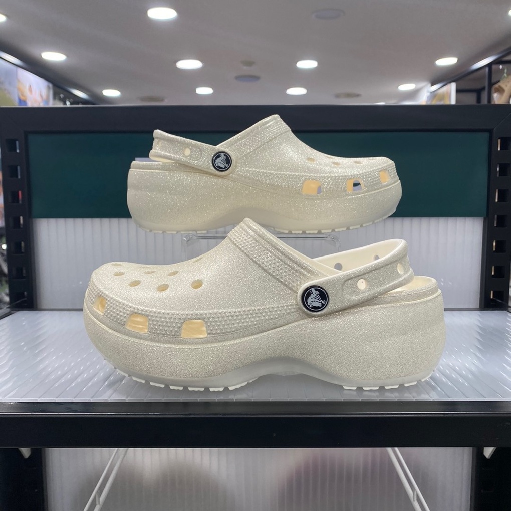 클래식 플랫폼 글리터 클로그 207241-0WV 초크- 이랜드몰