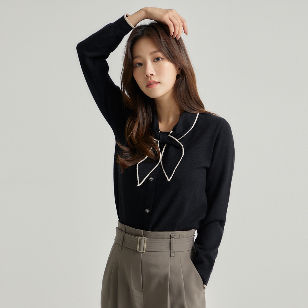 리본 니트 (2colors)_RMKAB49R11- 이랜드몰