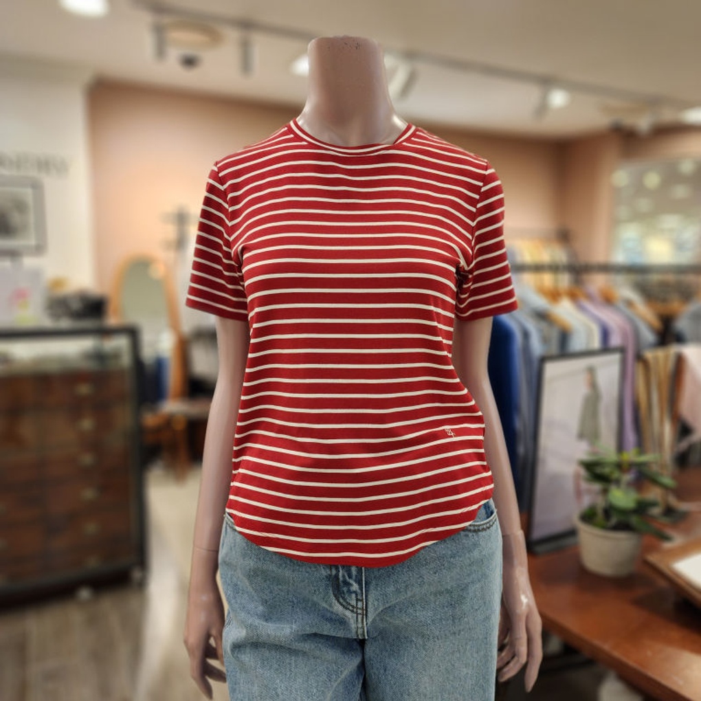 BCBG T taeng 스트라이프ts 티셔츠 - B4B3X471 24 [RED]- 이랜드몰