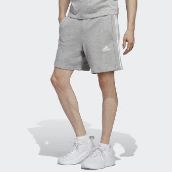아디다스 반바지 에센셜프렌치테리 3S쇼츠그레이 IC9437- 이랜드몰
