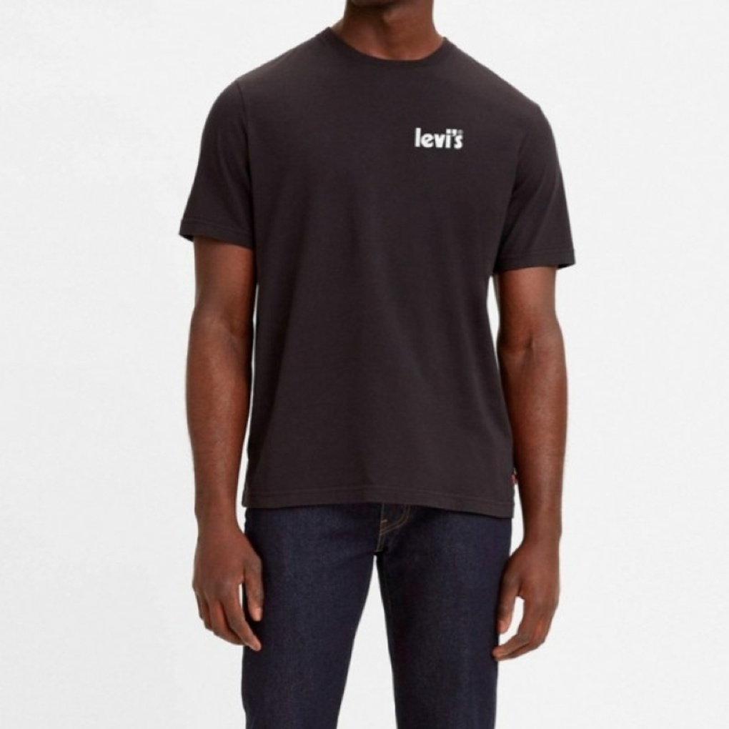 릴랙스핏 로고 반팔티셔츠 블랙 16143-0901- 이랜드몰