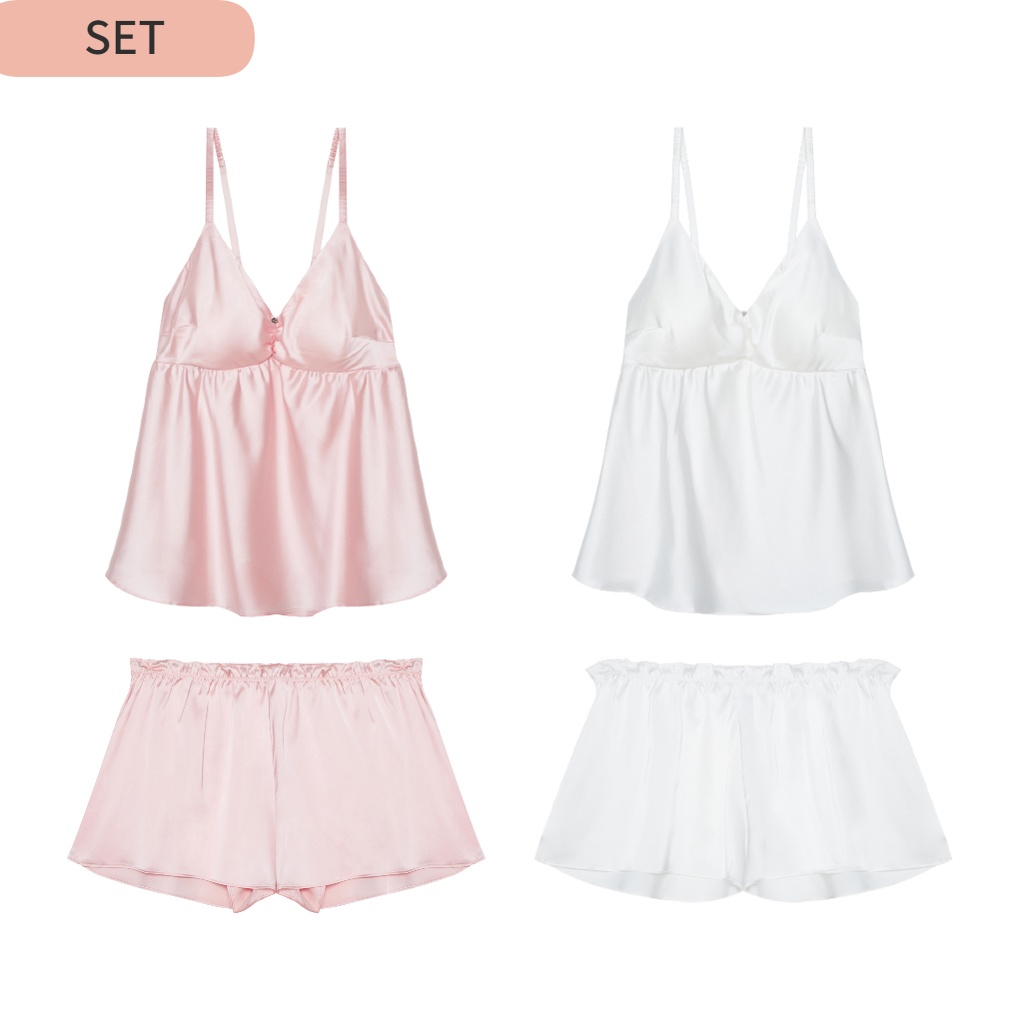 [선물추천][SET]새틴케미 파자마 (2color)- 이랜드몰