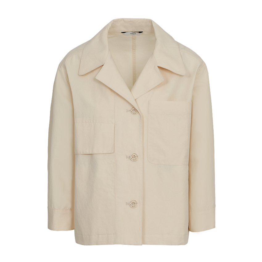 더레노마 캐주얼 면혼방 크롭 카라 마 자켓 cc21jk020n- 이랜드몰