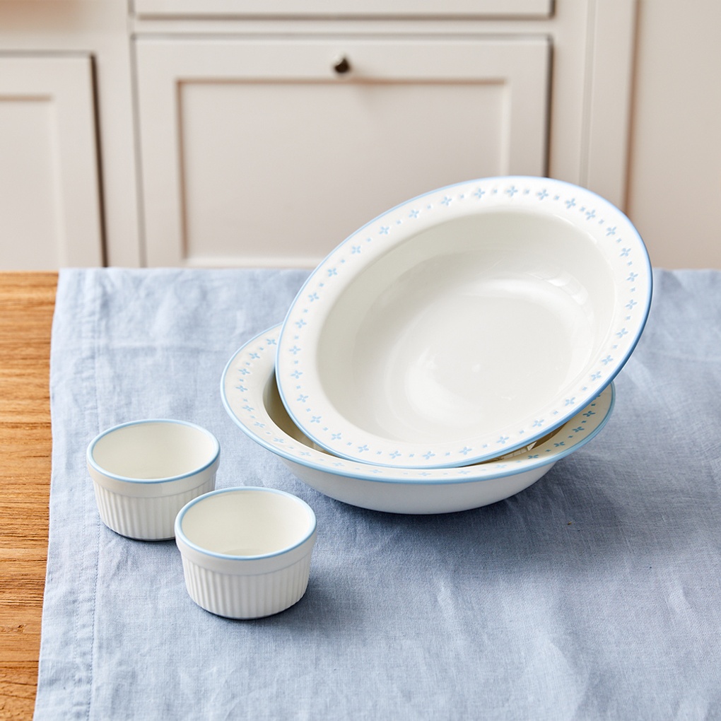 ON L 키노 레터링 뱁새 파스타접시 2P + 래머킨 2P SET_NK0624003- KIDIKIDI