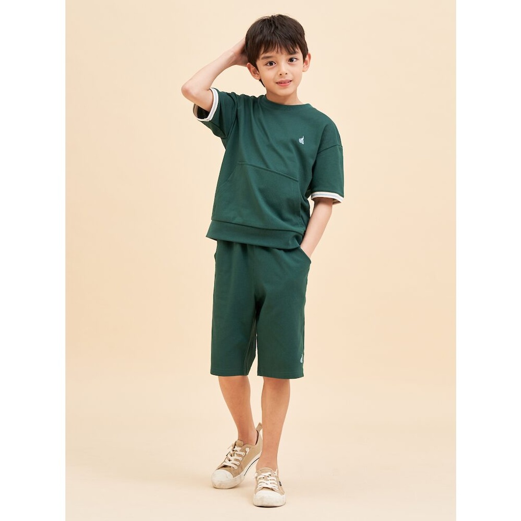 [BEANPOLE KIDS] 피케 변형 상하 세트 그린 (BI4342U10M)- 이랜드몰