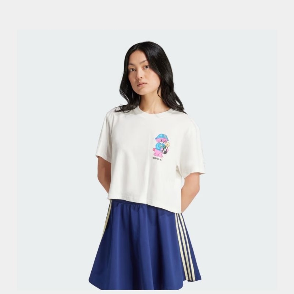 [NC WAVE]아디다스 여성 크롭 반팔 ADIORB CROP TEE 24SS IT5366- 이랜드몰