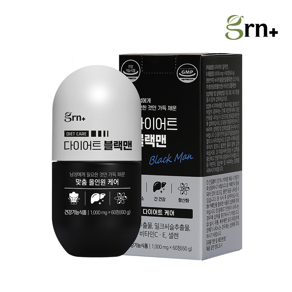 GRN 남성 전용 올인원 다이어트 블랙맨 1EA (30일분)- 이랜드몰