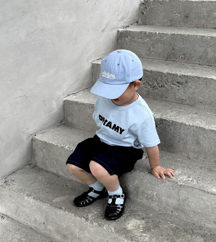 24SS 로고절개티 (5color) (MOM & KIDS)- KIDIKIDI