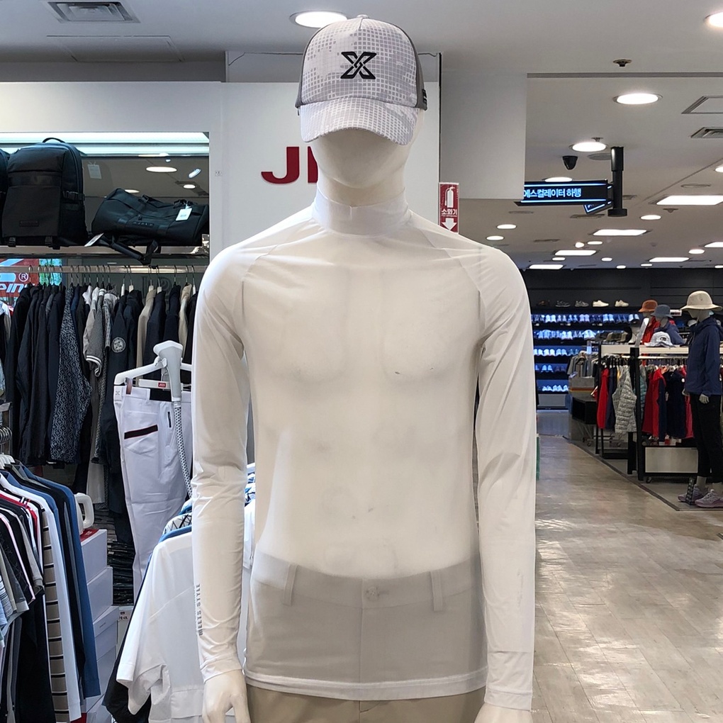 JDX 남성여름 메쉬 하이브리드 하이넥 베이스 레이어 티셔츠(X2TLV2451) WH- 이랜드몰