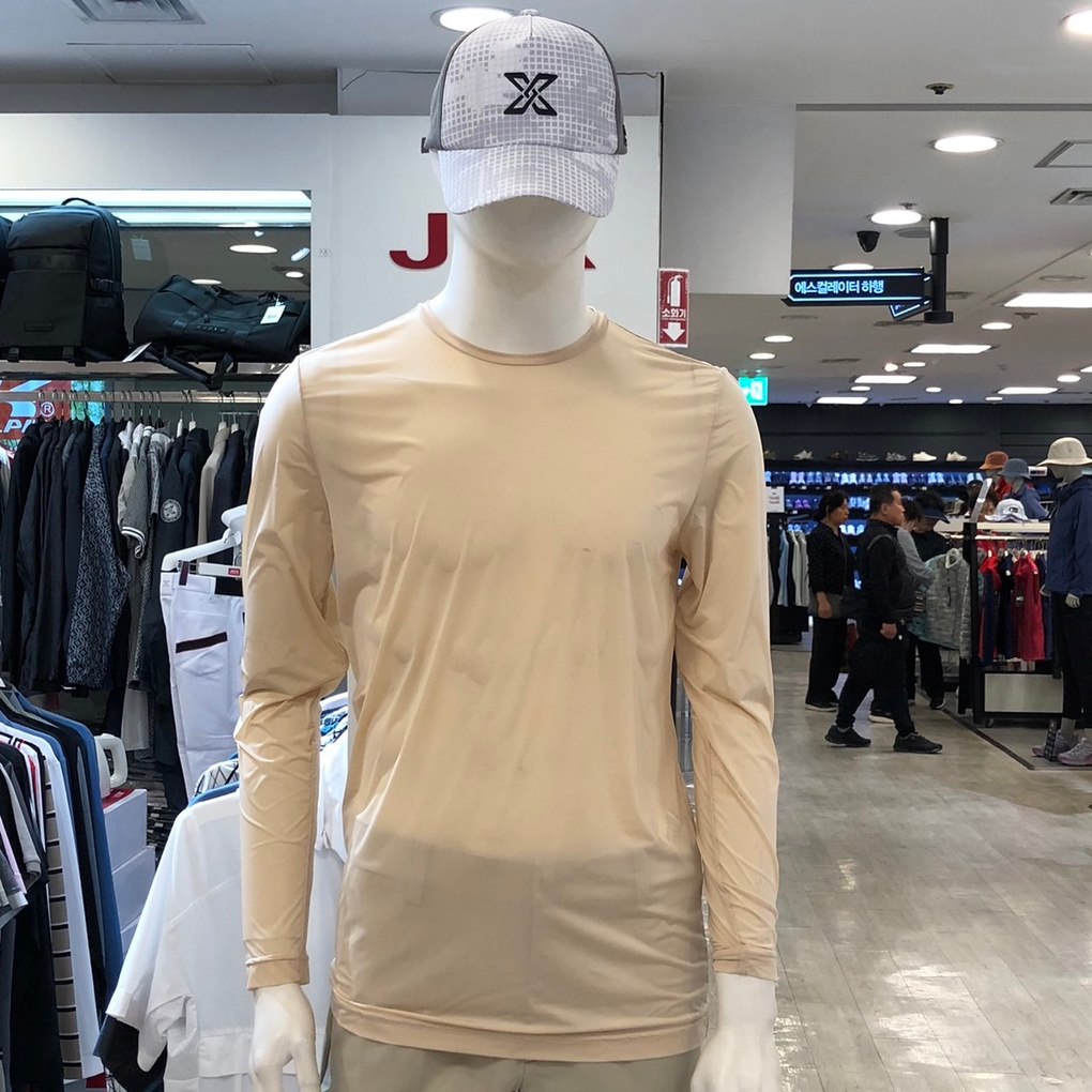 JDX 남성여름 냉감 솔리드 라운드 베이스 레이어 티셔츠(X2TLV2449) LI- 이랜드몰