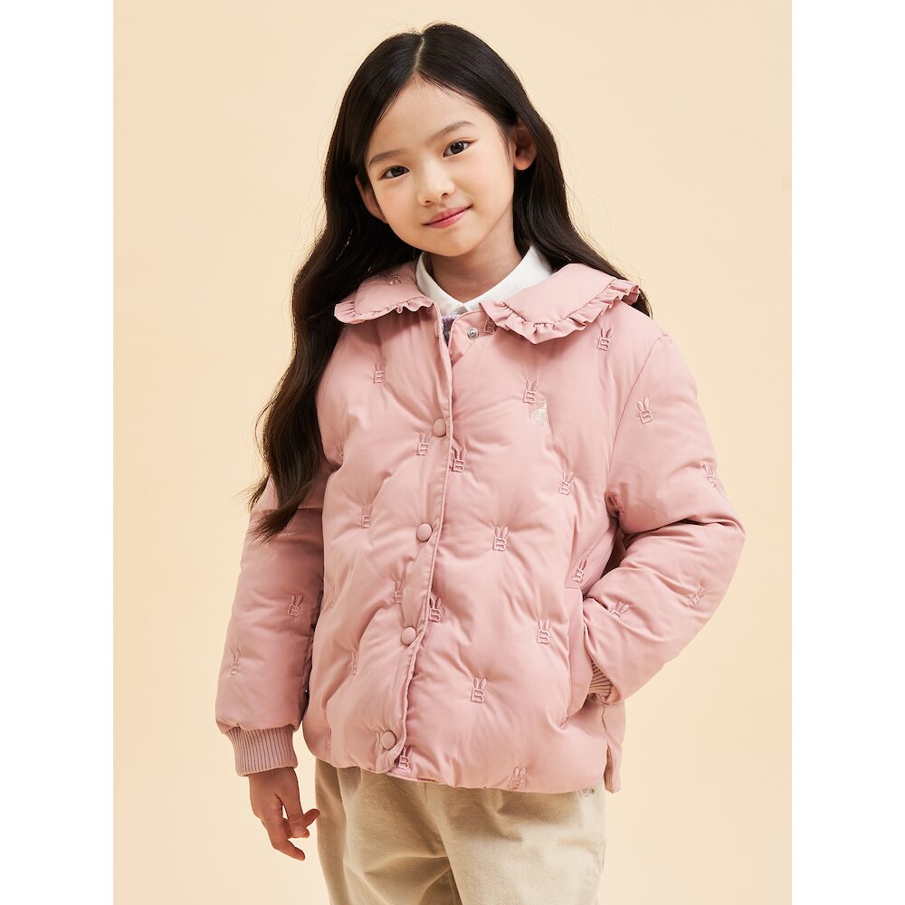 [BEANPOLE KIDS] 여아 튜브 패딩 점퍼 라이트 핑크 (BI3839G01Y)- 이랜드몰