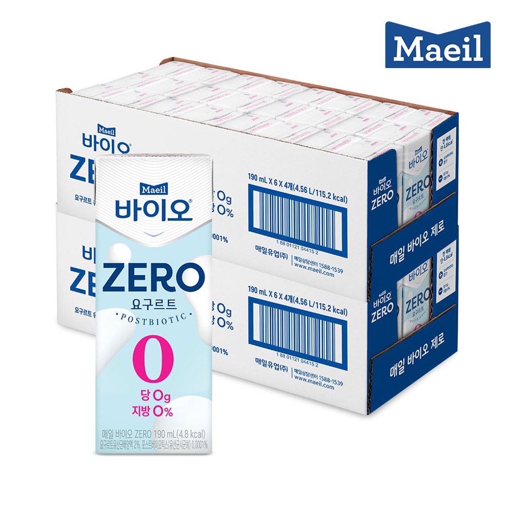 매일유업 바이오 제로 190ml 48팩- 이랜드몰