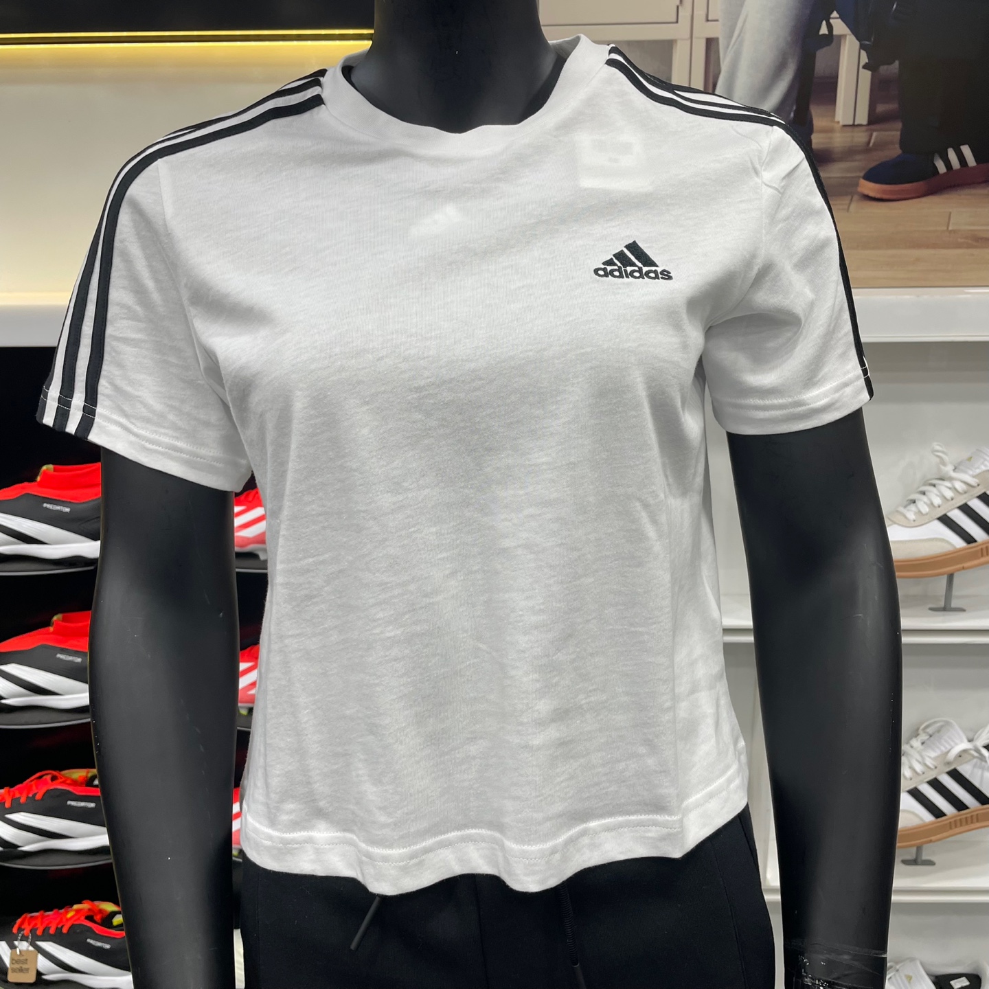 아디다스 여성 반팔 크롭 티셔츠 HR4915- 이랜드몰