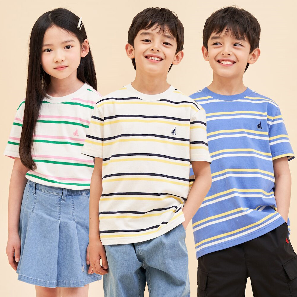 [BEANPOLE KIDS] 24SS 멀티 스트라이프 티셔츠 (4종 택1)- 이랜드몰