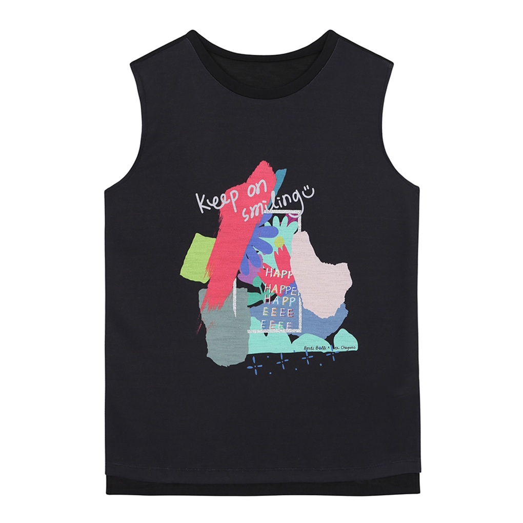 베스띠벨리 BESTIBELLI X LEE CHAYUN 프린팅 슬리브리스 BGI2880- 이랜드몰