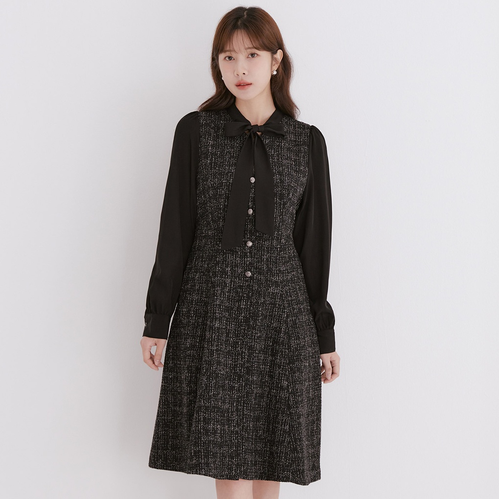 [컬러 세일] 리본 타이 매칭 원피스_RMOWE23RT3- 이랜드몰