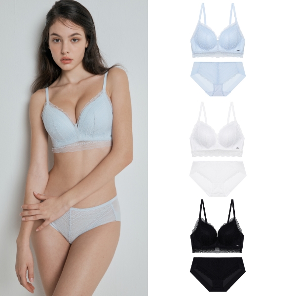 [SET]데일리 브라렛 1+헴팬티 1- 에블린