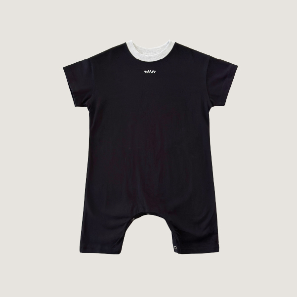 드로잉 레터 오버롤_BLACK- KIDIKIDI