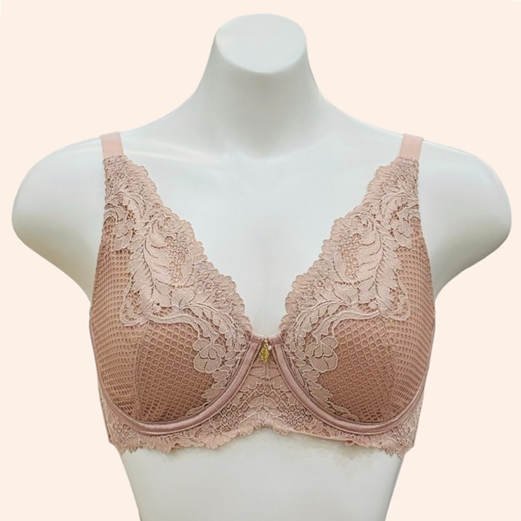 BBM 기능성 빅사이즈 체형완.벽.커.버 하늘하늘 레이스 풀컵 부직포브라75D~85F- 이랜드몰