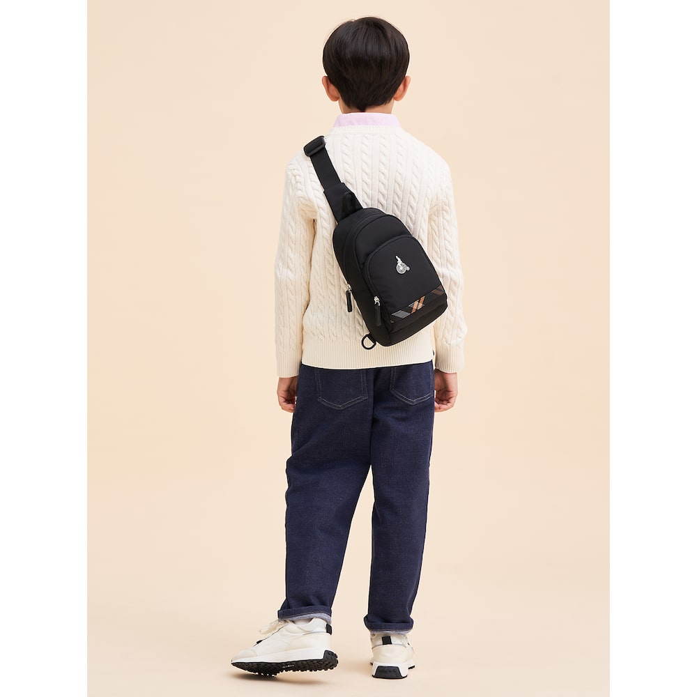 [BEANPOLE KIDS] 체크 슬링백 블랙 (BI41D2U215)- 이랜드몰