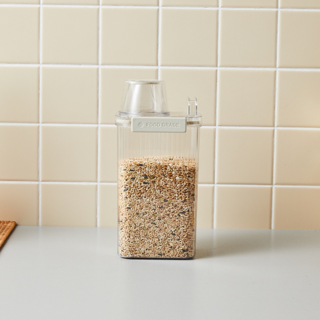 클리어 이면결착 핸들 잡곡용기 1800ml_KC0424016- 이랜드몰