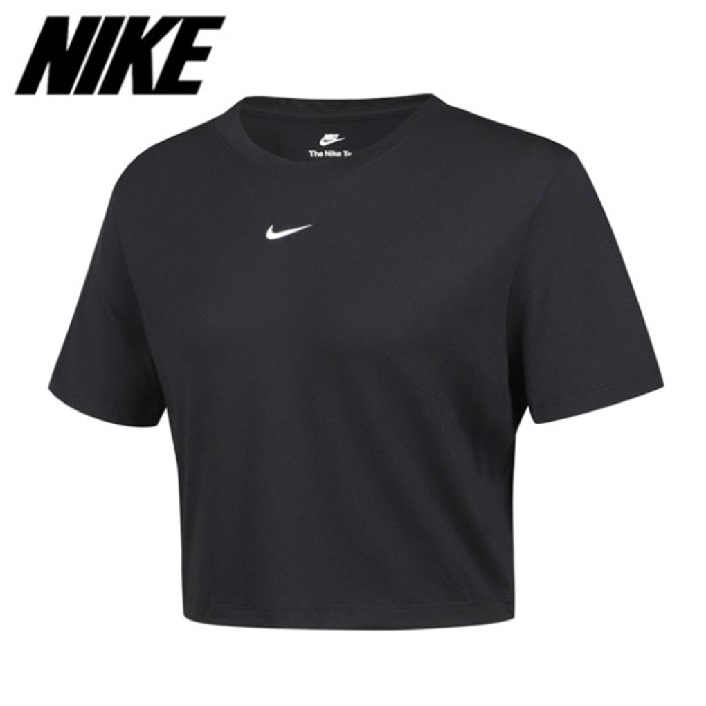 [나이키] 우먼스 스포츠웨어 에센셜 슬림 핏 크롭 티셔츠 FB2873-010- 이랜드몰
