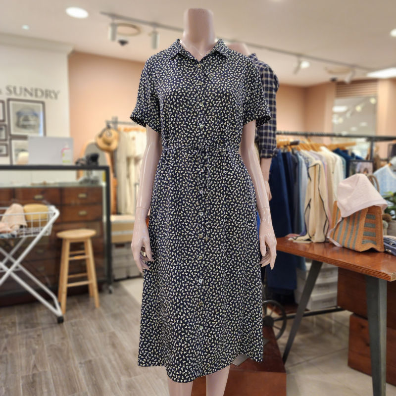 BCBG T바나나프린트op 원피스 _ B4B5O692 56 [D/NAVY]- 이랜드몰