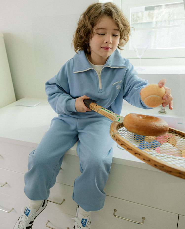 플레이반집업셋업 S블루- KIDIKIDI