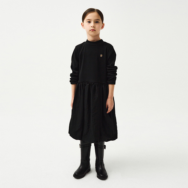 ENFANT W WOVEN MIX ONE PIECE black- KIDIKIDI