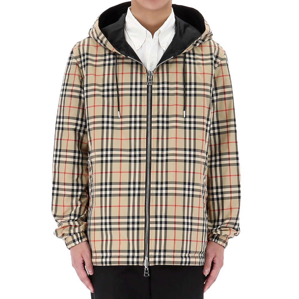 24FW 버버리 리버시블 체크 후드 자켓 8027097 A7028- 이랜드몰