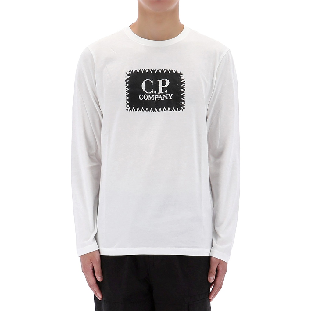 24SS CP컴퍼니 로고 프린트 코튼 티셔츠 16CMTS265A 103- 이랜드몰