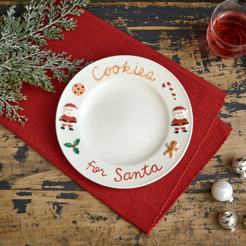 메리베이커리 입체 원형접시 산타 D20_CA9124032- 이랜드몰