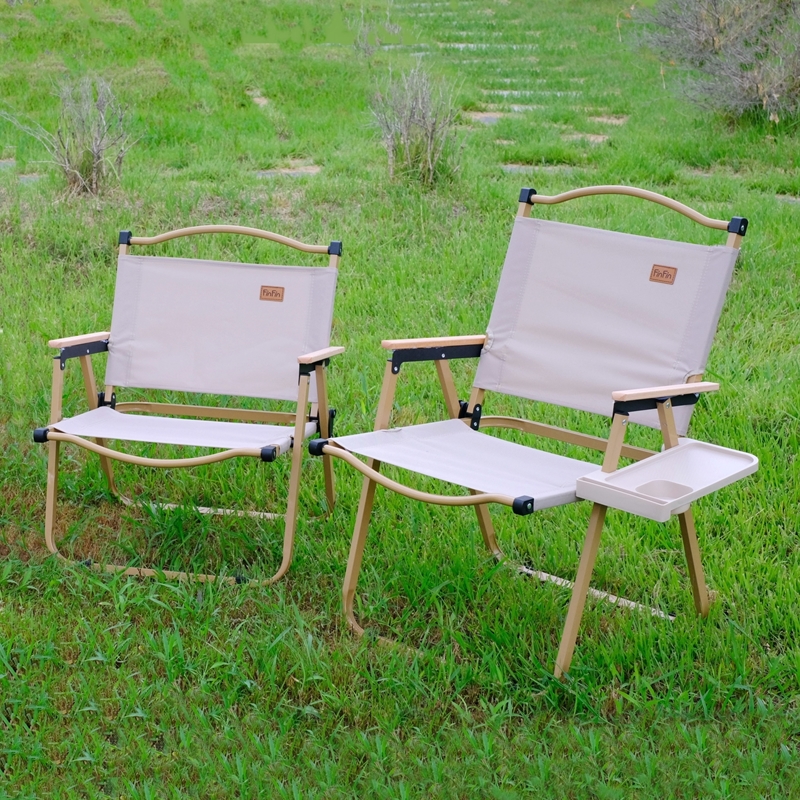 [핀핀] 베이지 드림 폴딩 피크닉체어 L (성인용)- KIDIKIDI