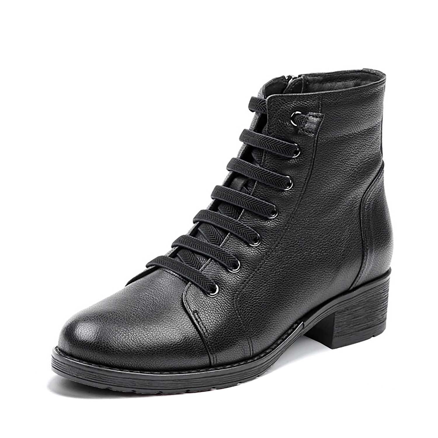 허시파피 여성 22FW 밴딩끈 염소가죽 워커 기모내피 23FW FN608- 이랜드몰