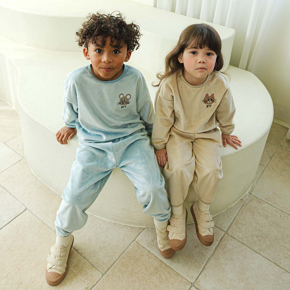 솔트밍크셋업 블루- KIDIKIDI