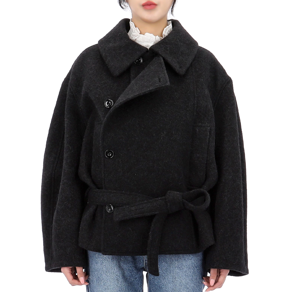 24FW 르메르 애스메티컬 배스로브 숏 코트 CO1083 LF504 BK999- 이랜드몰