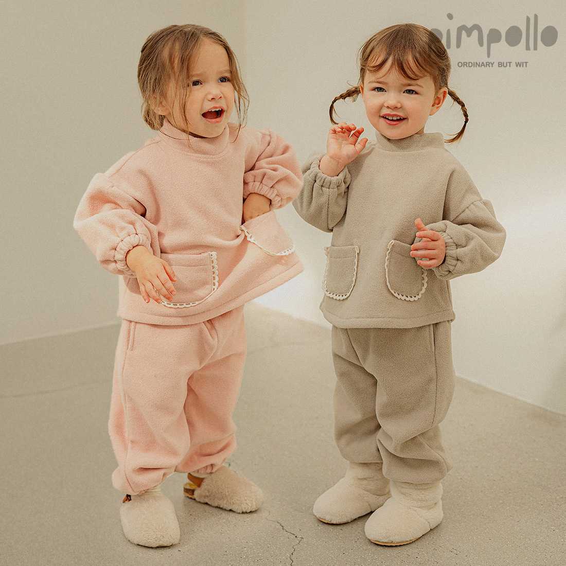 [삠뽀요] 아델퍼프상하복- KIDIKIDI