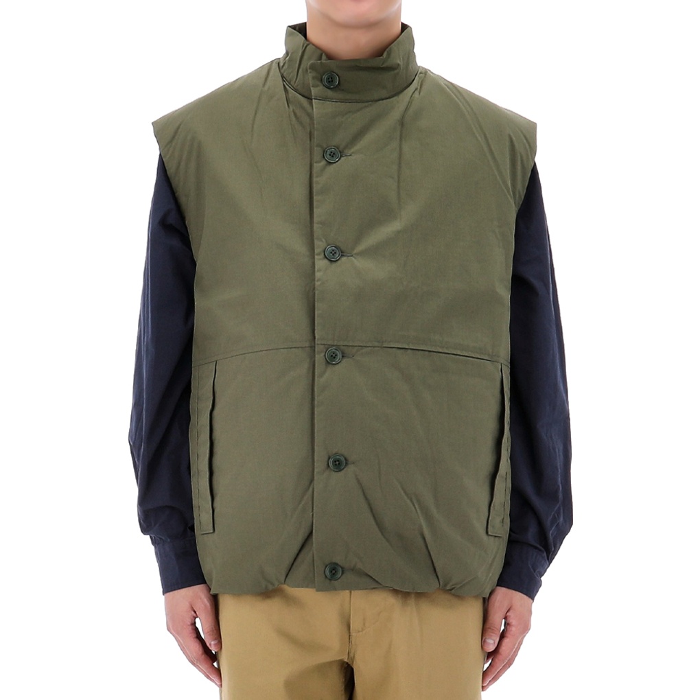 24FW 나나미카 인슐레이션 패딩 조끼 SUAF358E OLIVE- 이랜드몰