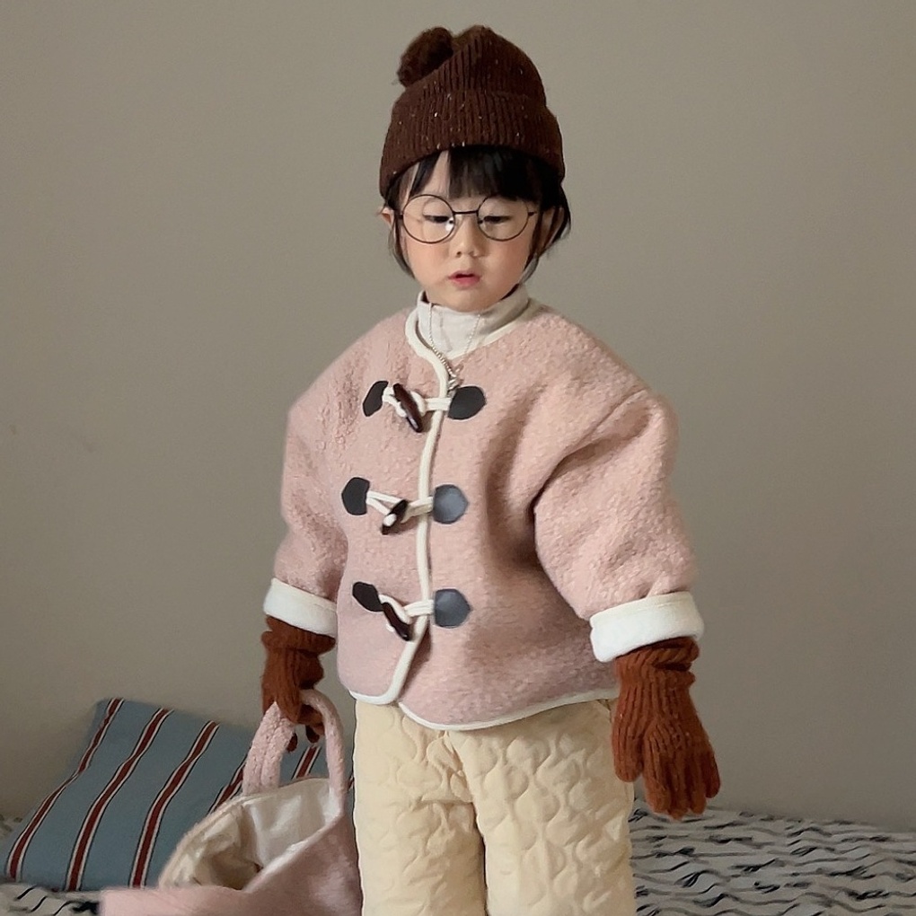 NEW 뽀글양털떡코- KIDIKIDI