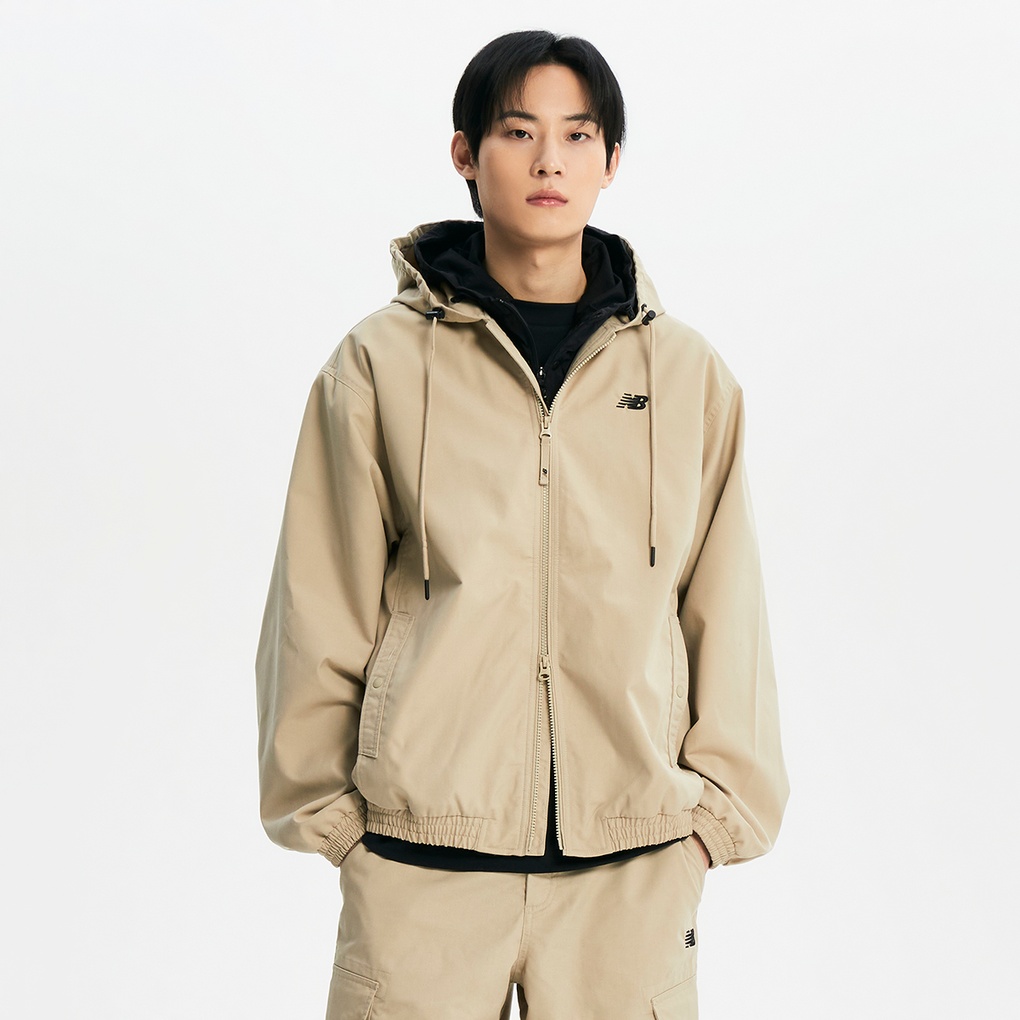 UNI ESS 헤리티지 코튼혼방 후드 자켓 (BEIGE) / NBNAE11043_35- 이랜드몰