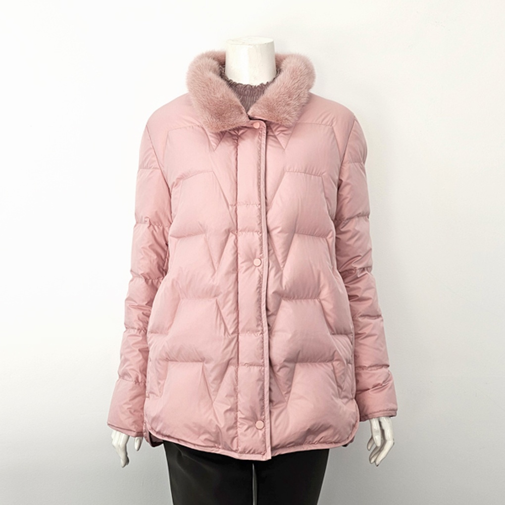 포라리 밍크퍼 구스 다운 자수 패딩 SA4S202- 이랜드몰