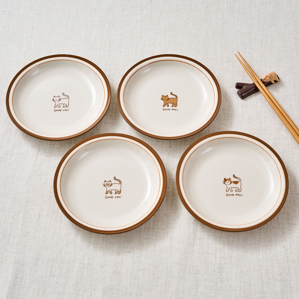 L 뚱냥이 앞접시 D16 4P SET_NK2325025- 이랜드몰