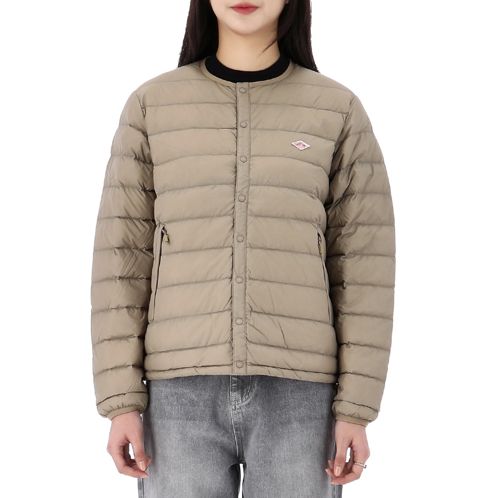 24FW 단톤 크루넥 이너 다운 경량 패딩 DT-A0001 NNF SAND BEIGE- 이랜드몰
