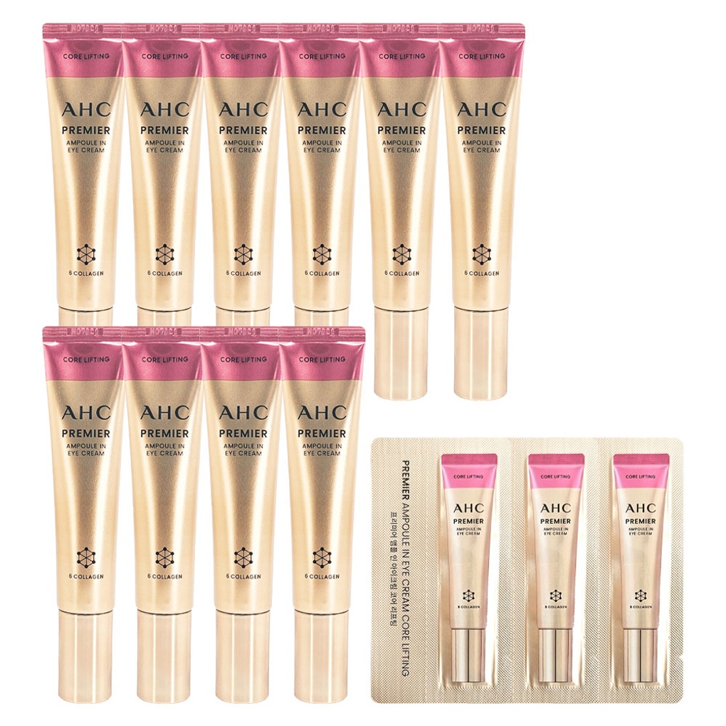 [ 홈쇼핑 최신상 ] AHC 아이크림 앰플인 코어 리프팅 40ml 10개+샘플3개- 이랜드몰