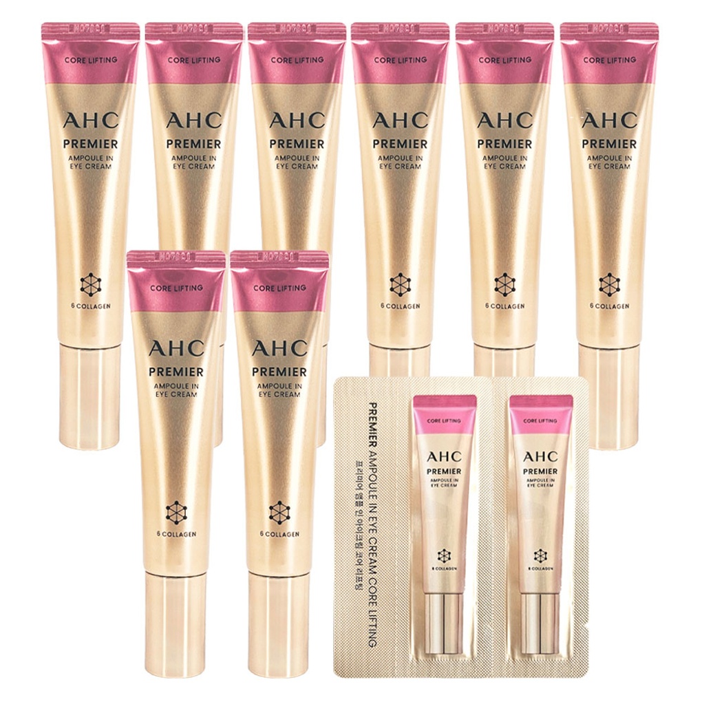 [ 홈쇼핑 최신상 ] AHC 아이크림 앰플인 코어 리프팅 40ml 8개+샘플2개- 이랜드몰