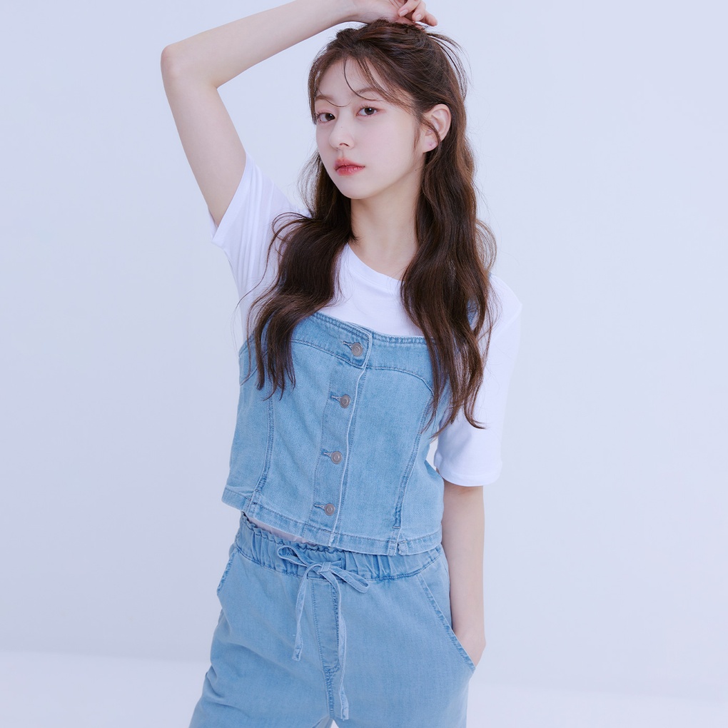 린넨 데님 뷔스티에(2colors)_RMBNE26G11- 이랜드몰