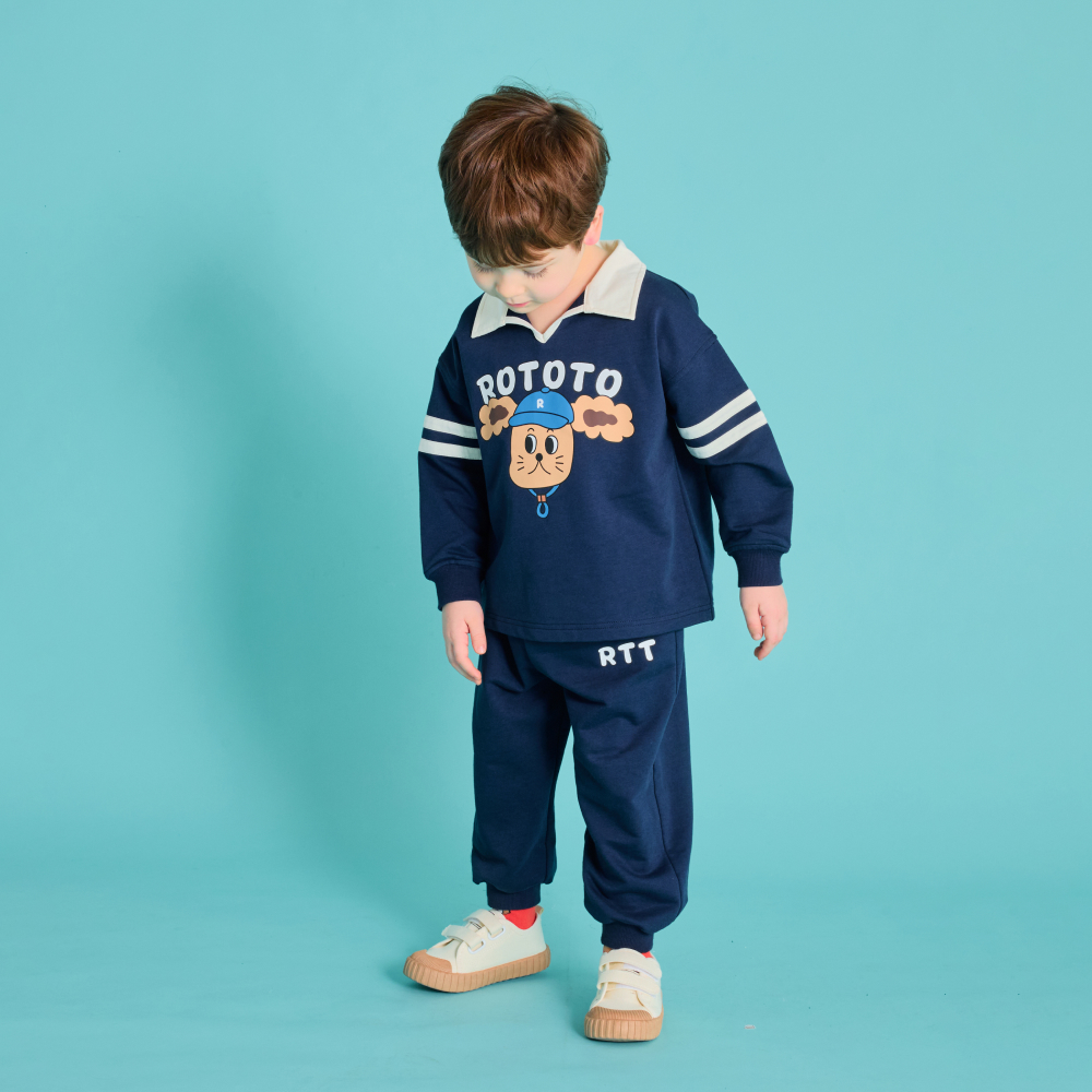 플로럴카라셋업 네이비- KIDIKIDI