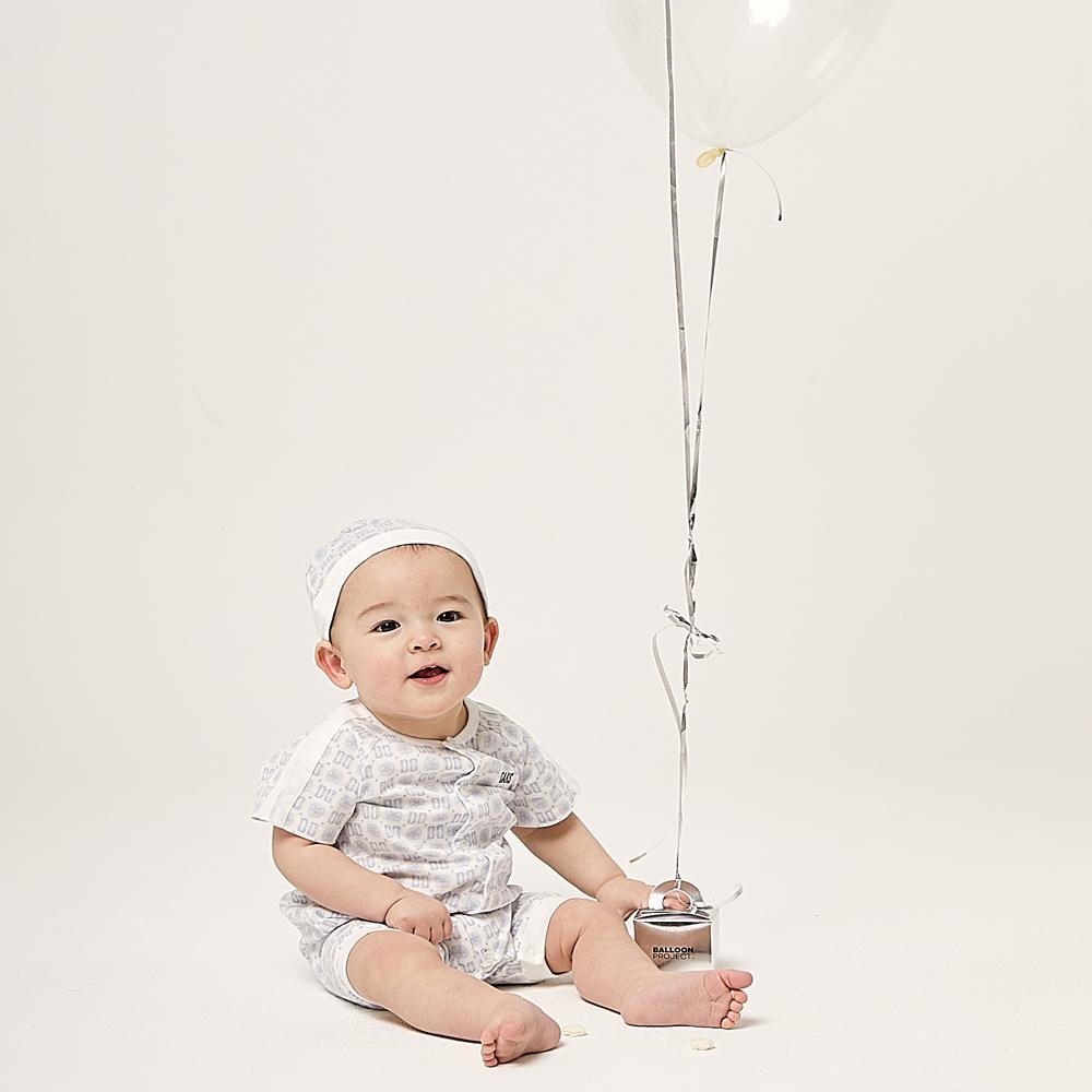 [닥스베이비] 닥스베이비 시그니처 아이코닉 모노그램 우주복 2P- KIDIKIDI